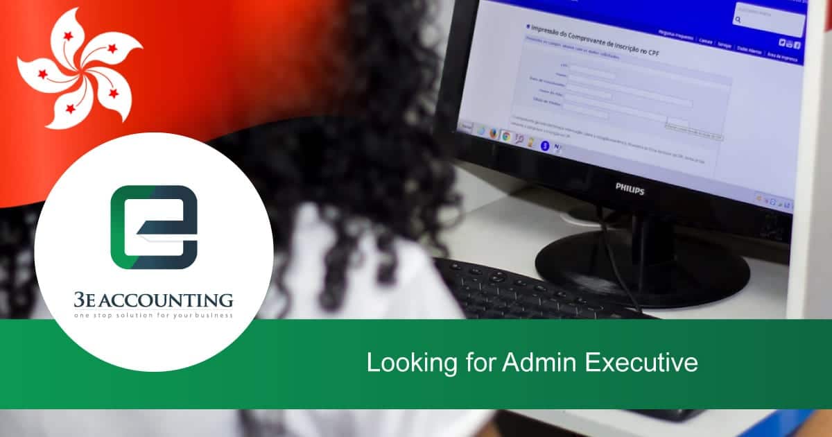 Looking for Admin Executive Candidate in Hong Kong